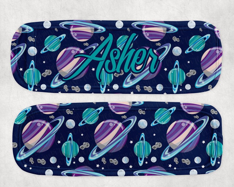 Personalised Icy Pole Holder, Space, Planets, Ice Block, Zooper Dooper ...