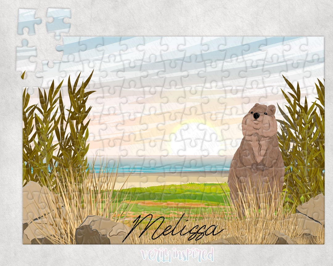 Personalised Australian Native Quokka Puzzle Puzzles for - Etsy