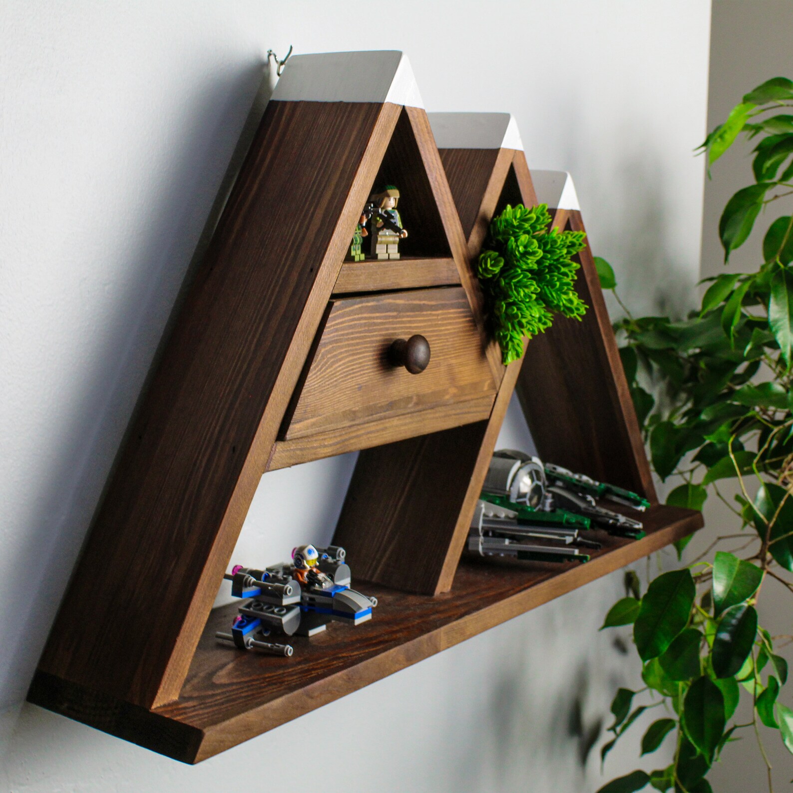 Large Mountain Shelf 20X12X4.5 Inch Altar Shelf for Crystal - Etsy