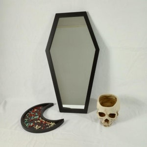 Gothic Decor Coffin Mirror 21 Inches by 11 Inches - Etsy UK