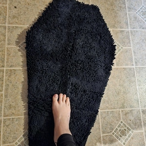 Gothic Decor Coffin Shaped Bath Mat Rug - Etsy
