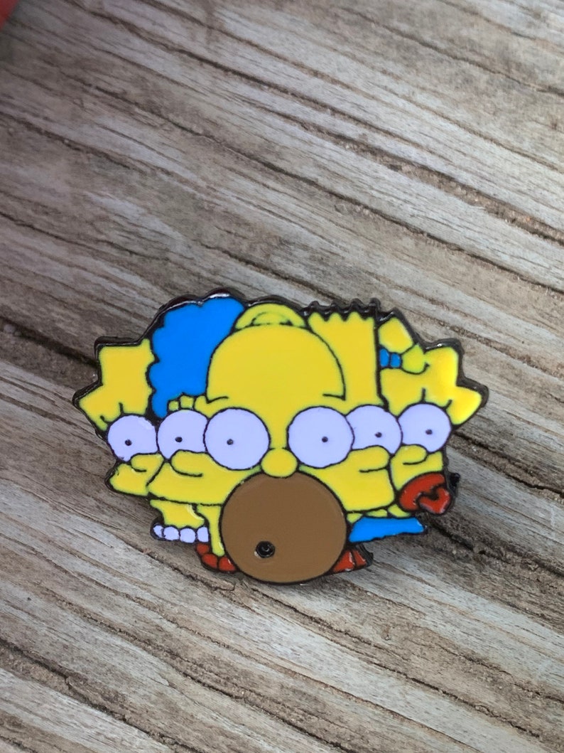 The Simpsons Enamel Pin | Etsy