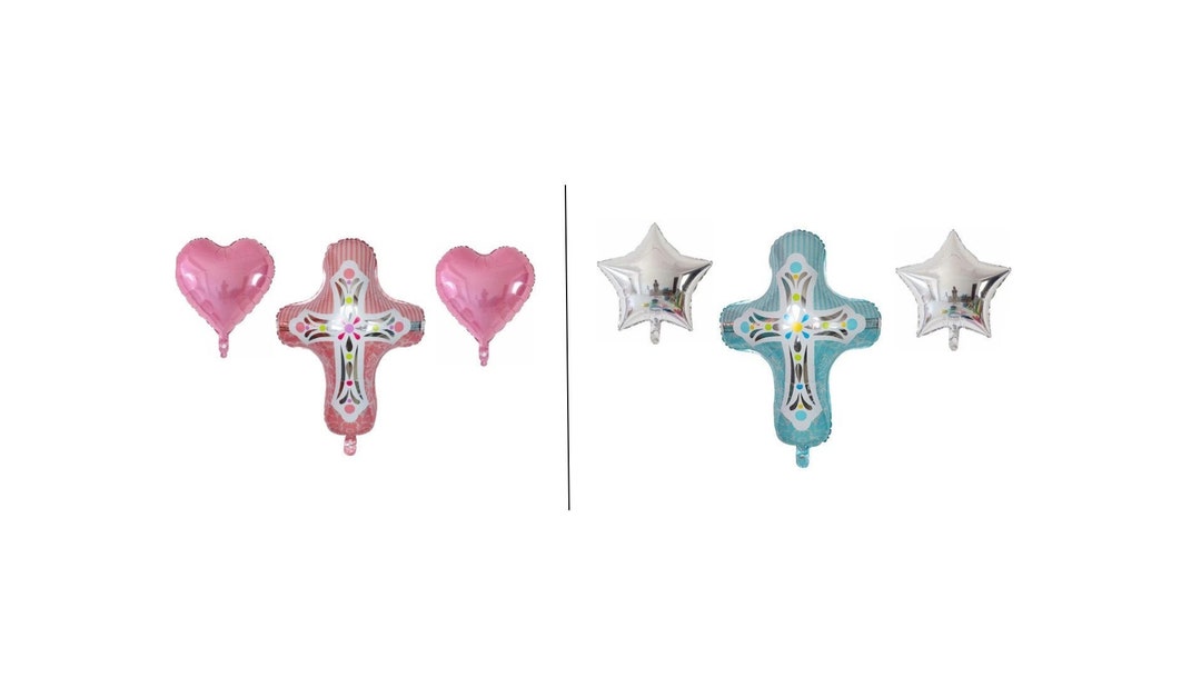 Cross 3pc Balloon Set - Etsy