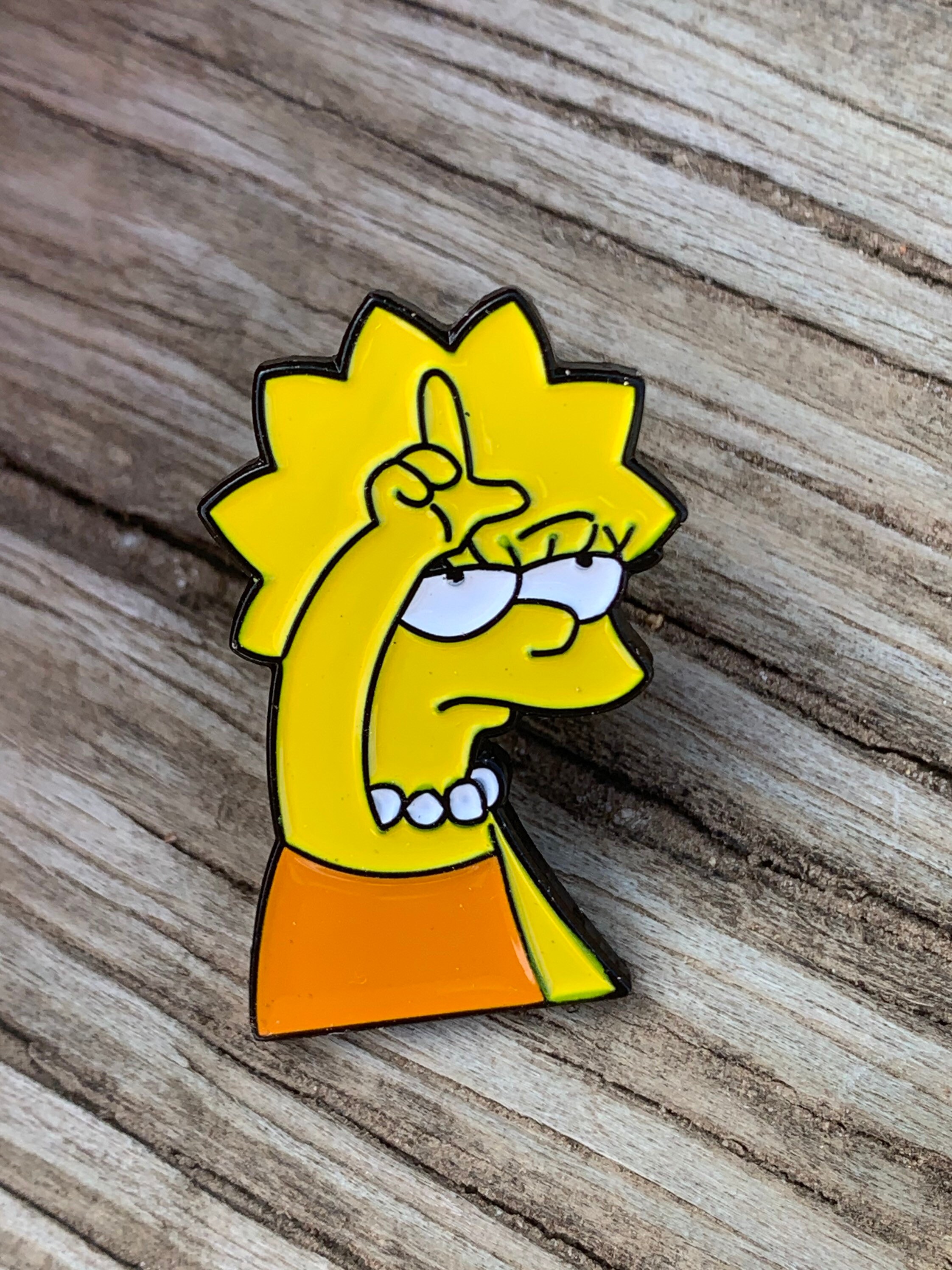 The Simpsons Enamel Pin | Etsy