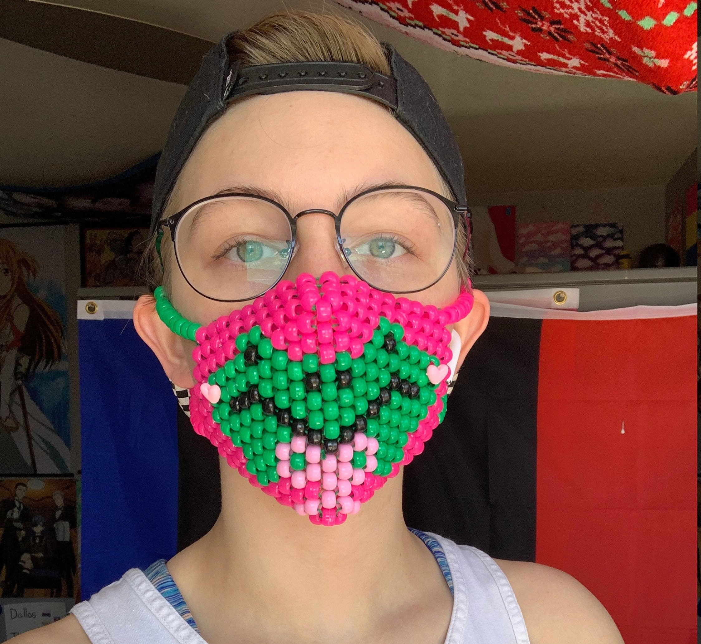 Rainbow and Assorted Kandi Masks - Etsy