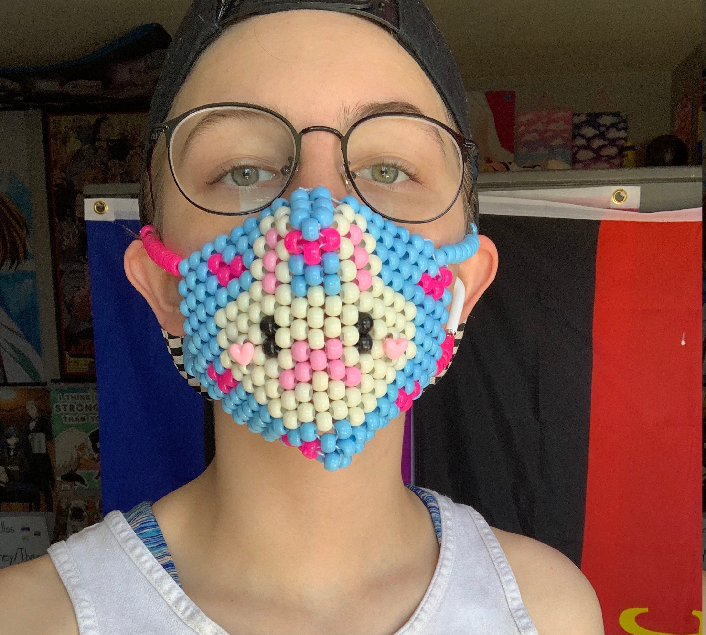 Rainbow and Assorted Kandi Masks - Etsy