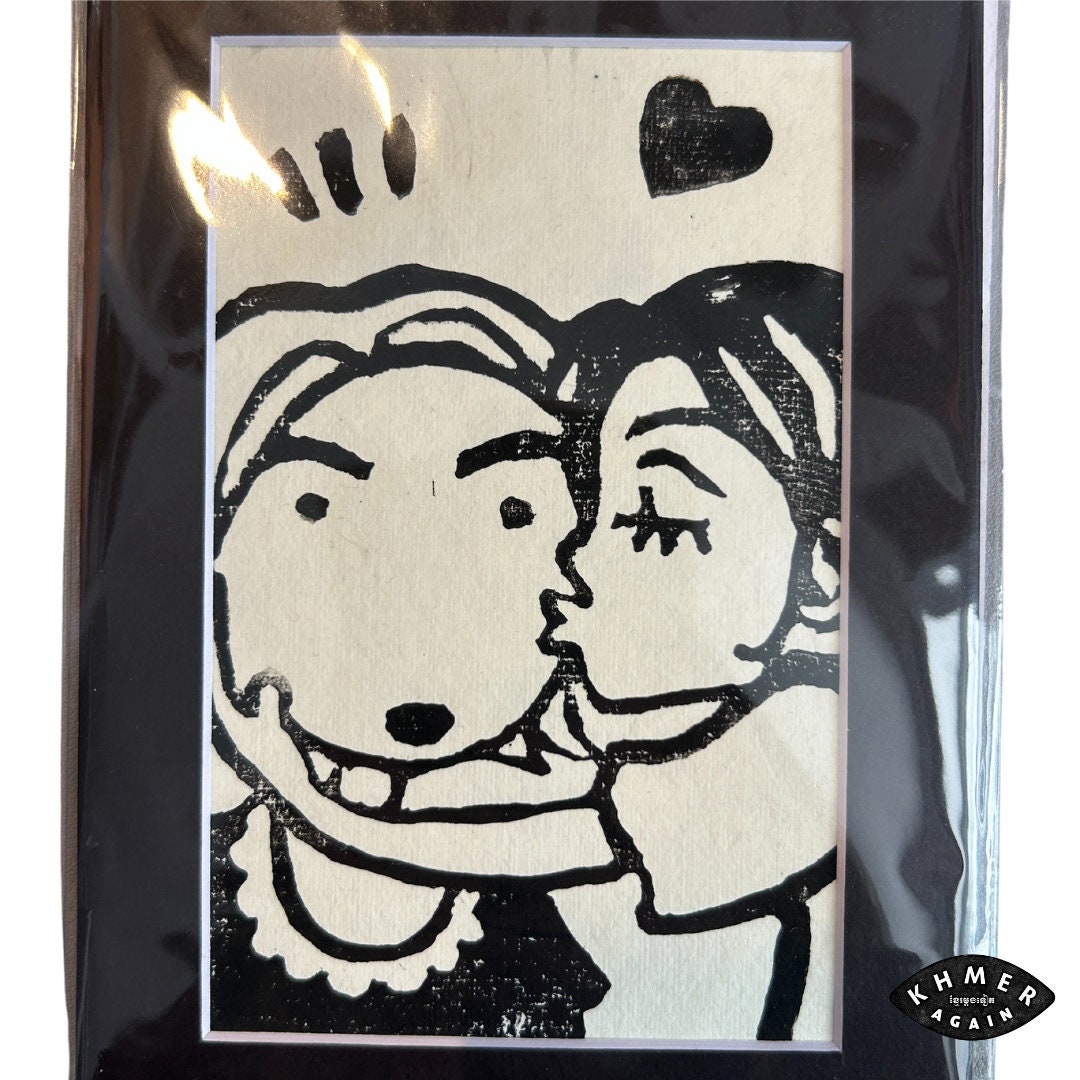 Nana & Hachi Block Print Nana Manga Fan Art - Etsy