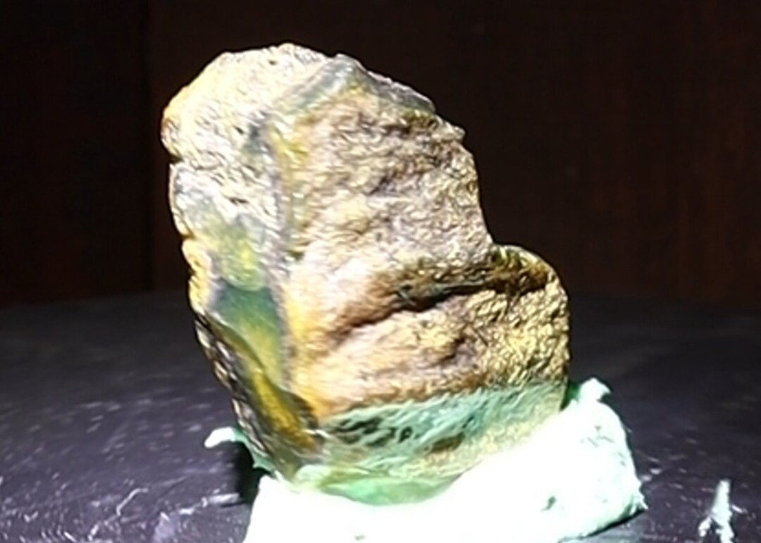 Beautiful Natural Dominican Clear Light Green Amber Rough Specimen 42mm ...