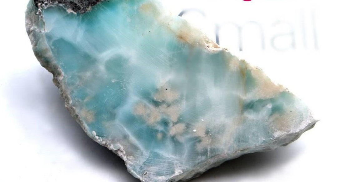 Authentic Dominican Natural Blue Larimar Chunk Slab Slice Specimen - Etsy