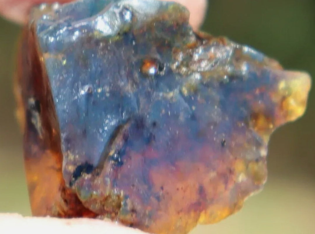 Genuine Dominican Clear Sky Blue Amber Rough Specimen Natural Stones ...