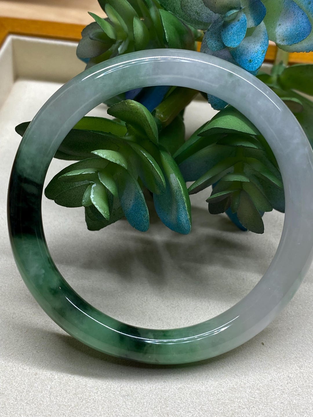 Jade Gemstone Bangle, Jade Bangle inner Diameter:55mm/2.167489 - Etsy
