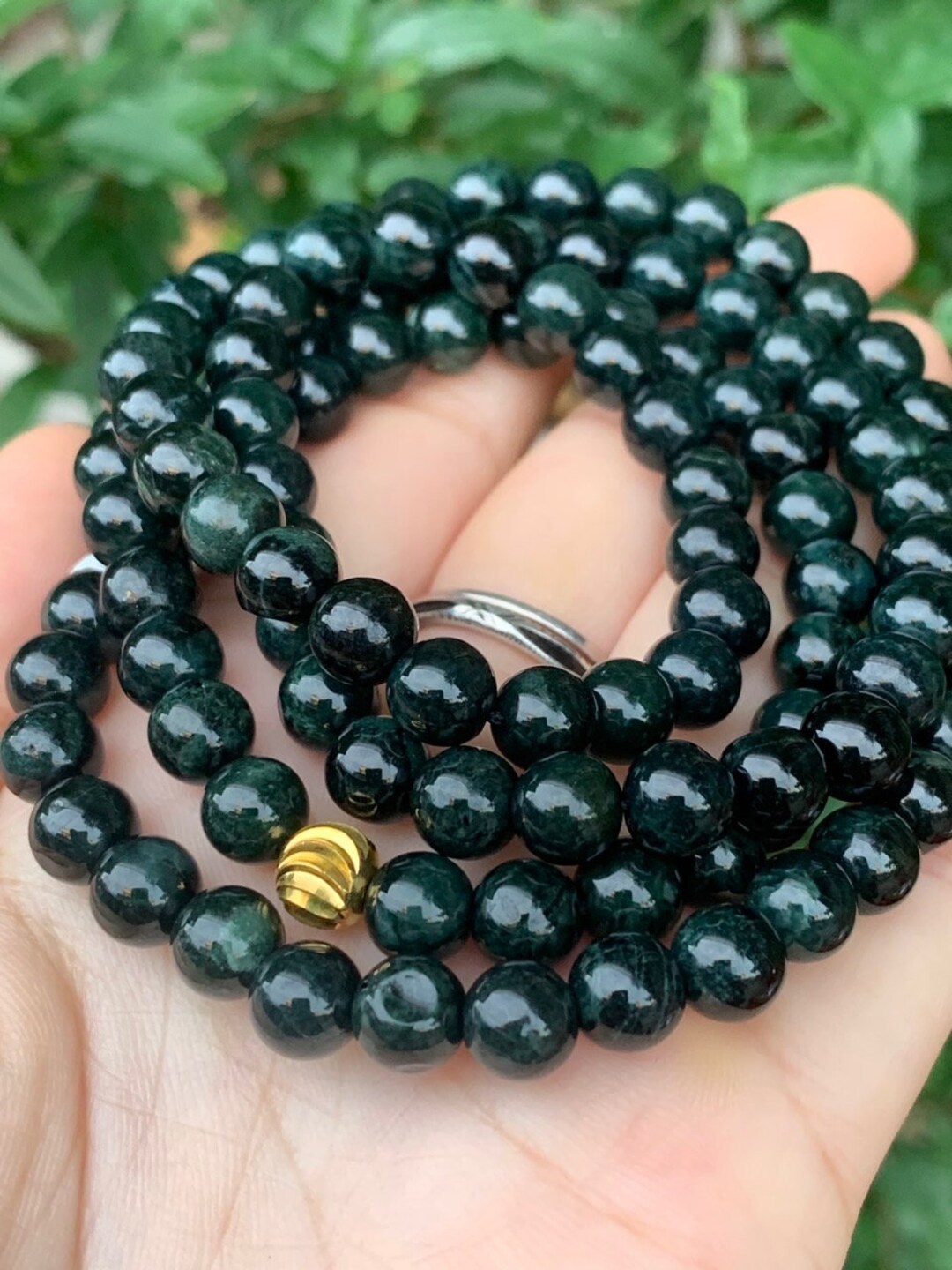 Jadeite Jade Gemstone Bracelet Bead 7MM Bead, Jade Bracelet/necklace (length:74cm|29”)#21714 - Etsy