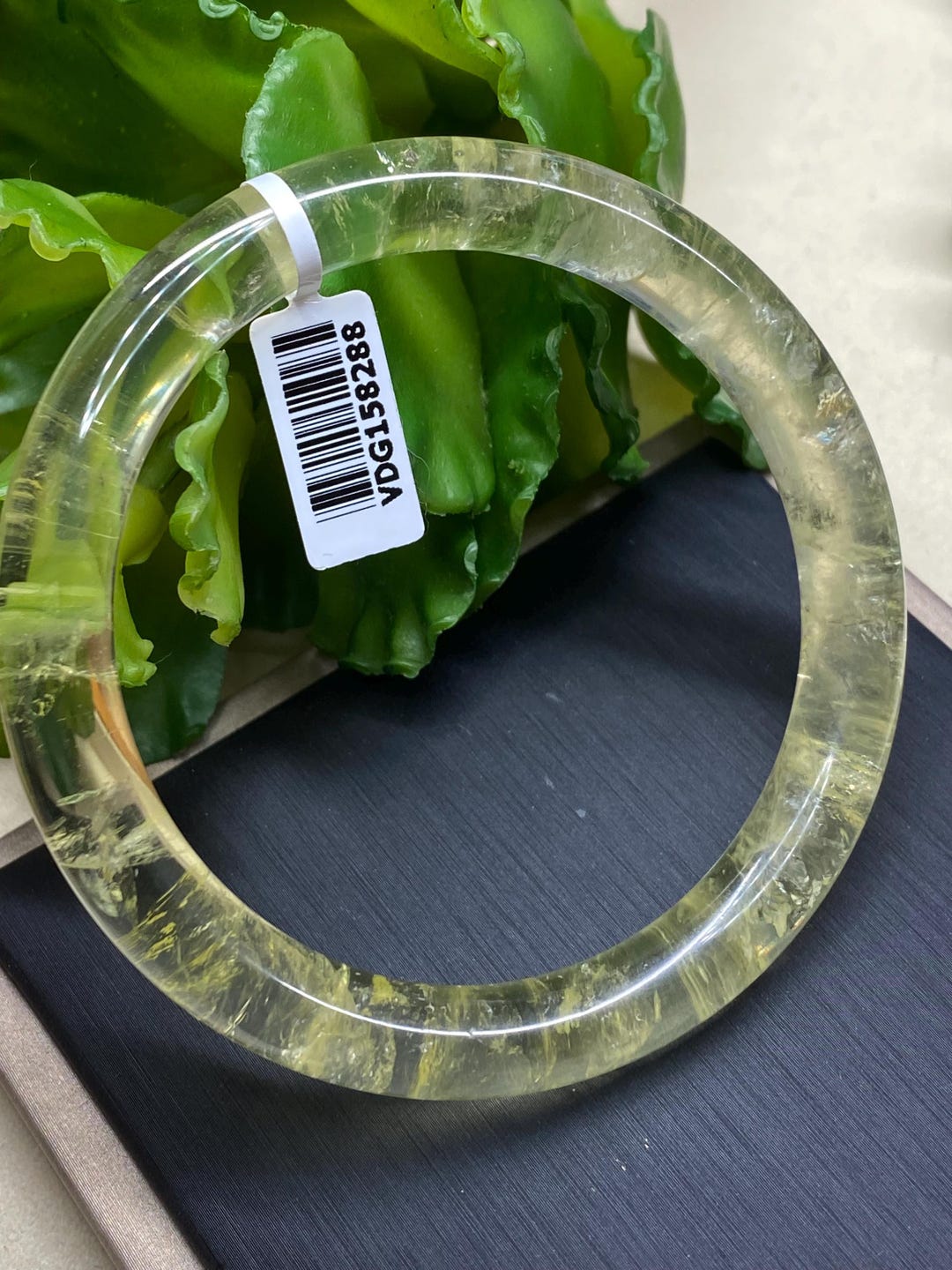 Citrine Quartz Gemstone Bangle Bracelet, Yellow Citrine Gemstone Bangle ...