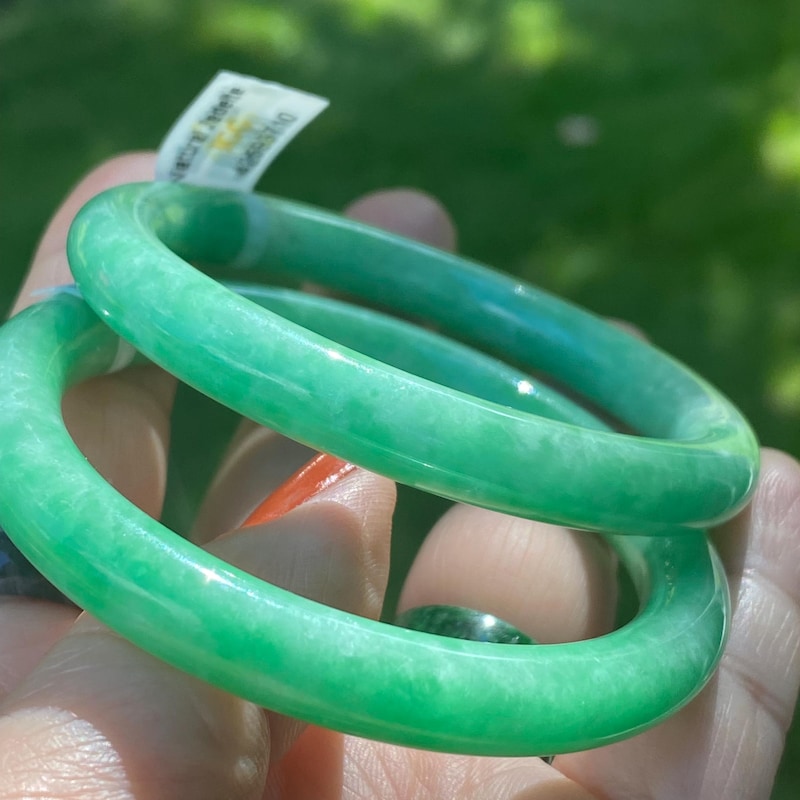53.5 Jade Bangle - Etsy