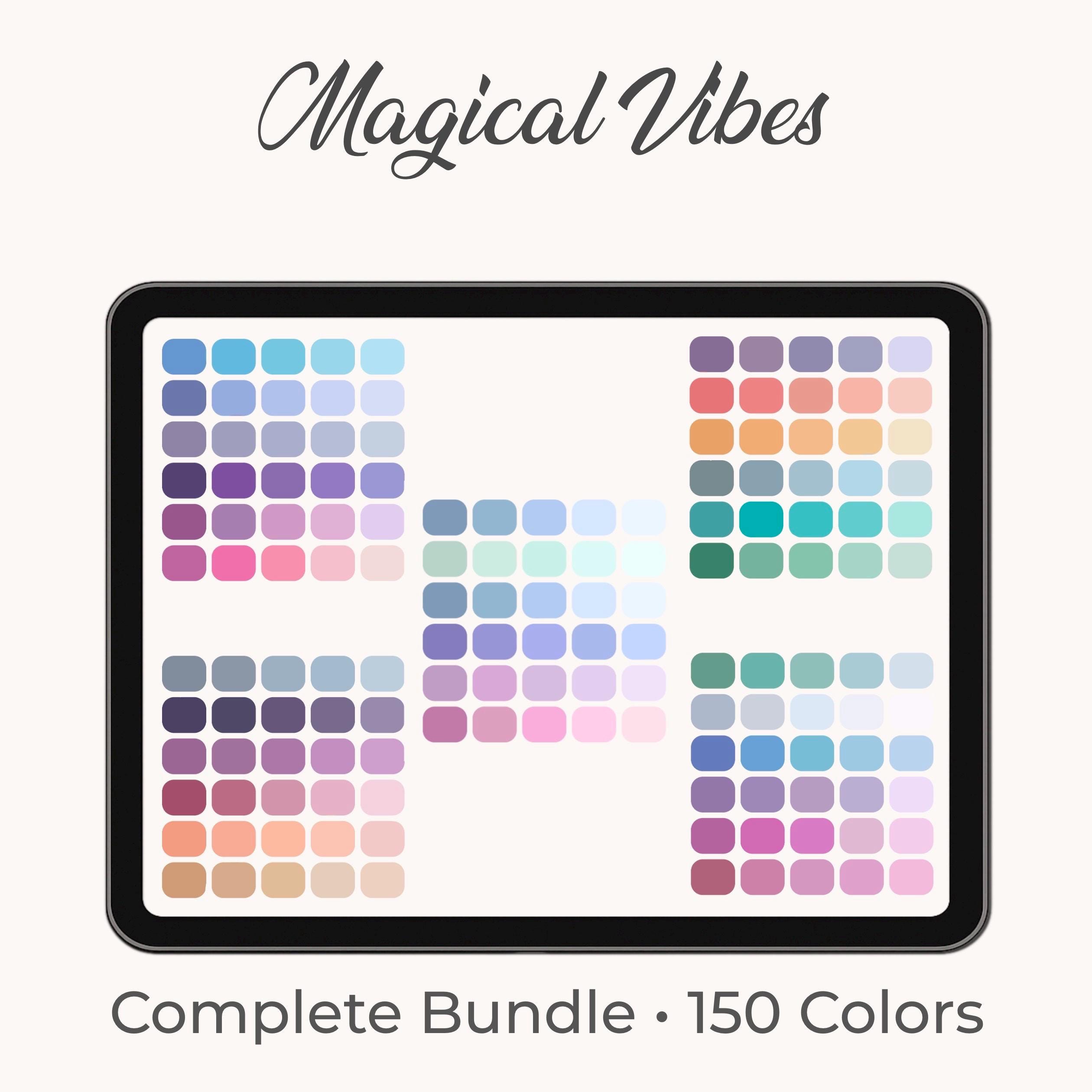 Magical Vibes – 5 Procreate Color Palettes (150 Mystic & Pastel ...