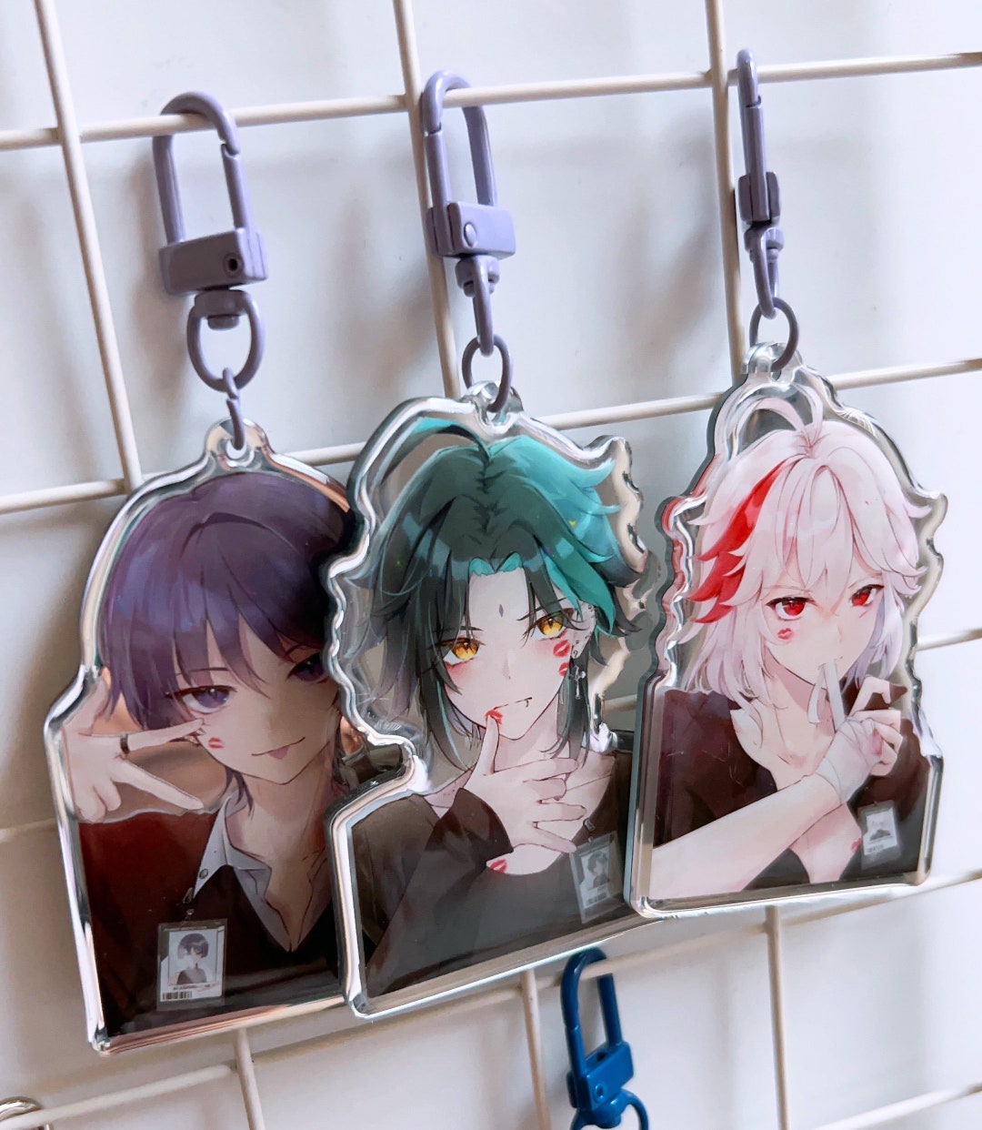 Modern Anemo Boys Keychains | Genshin Impact Scaramouche / Wanderer ...