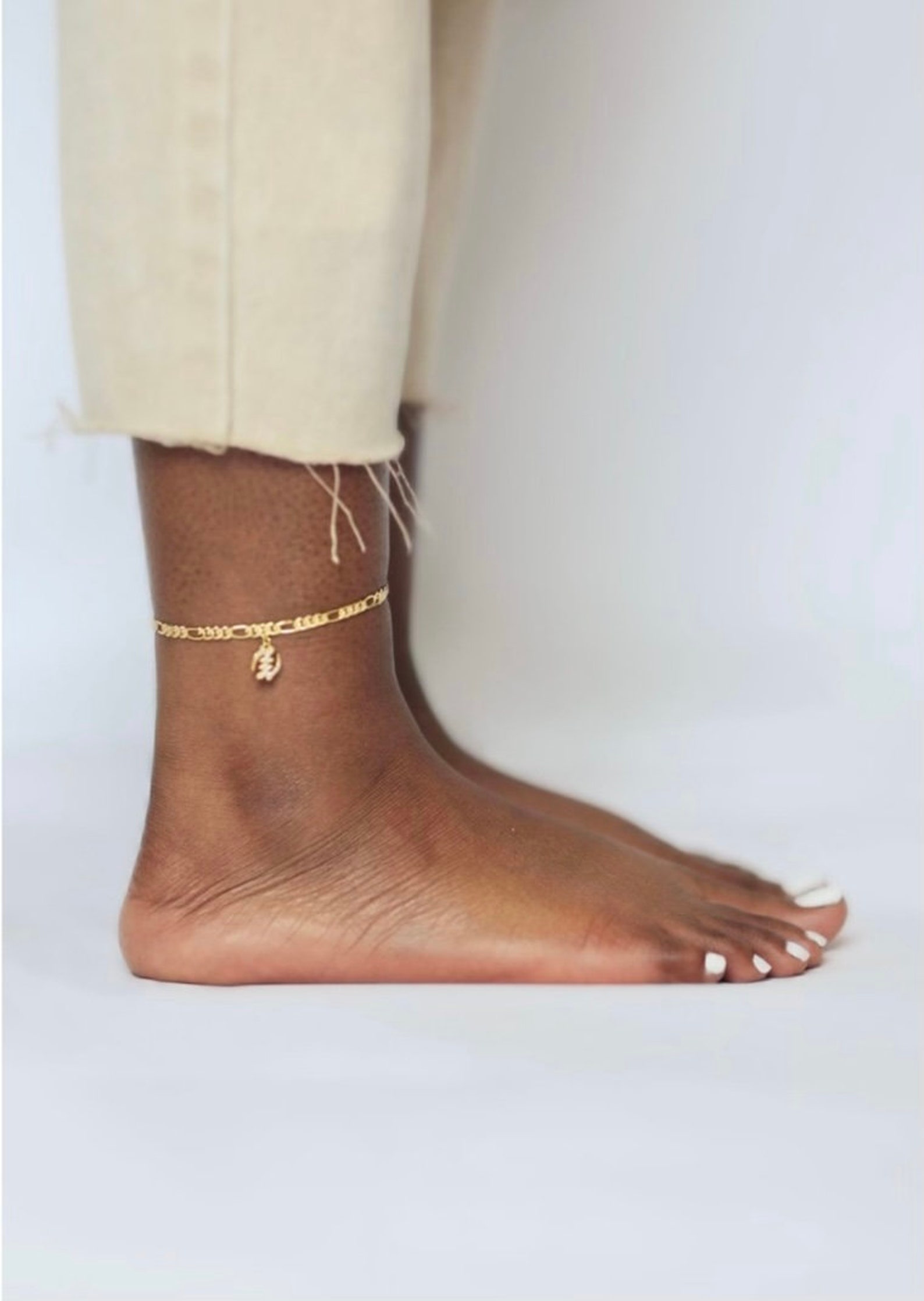 Africa Symbol Anklet, African , Gold Africa Anklet for Men and Women ...