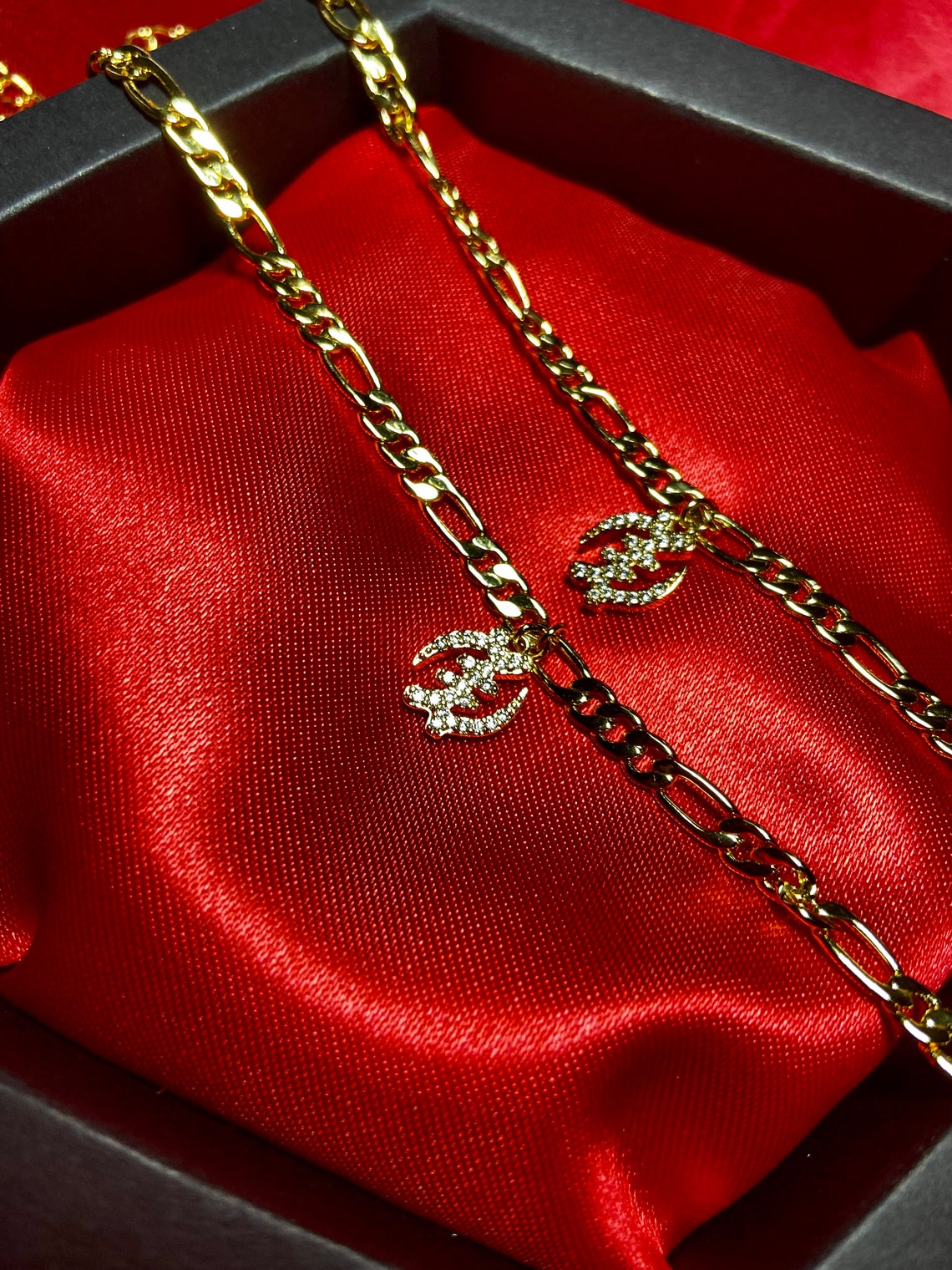 Africa Symbol Anklet, African, Gold Africa Anklet for Men and Women ...