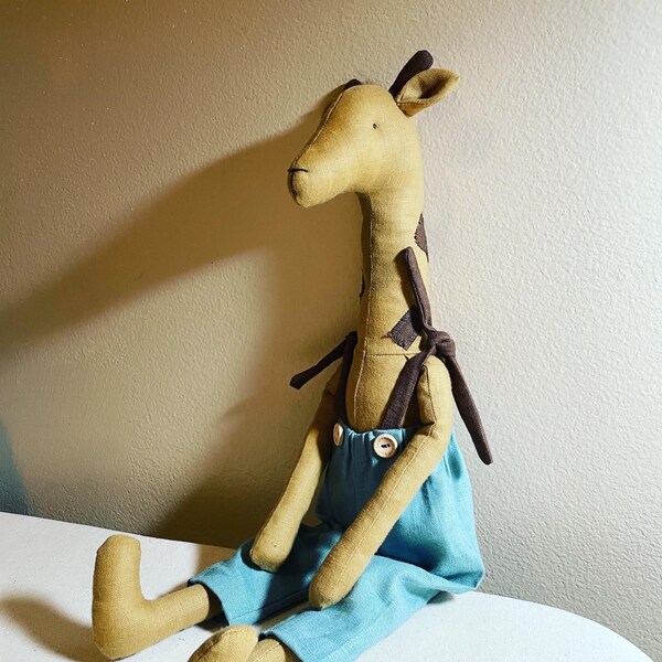 Linen Stuffed Animal - Etsy