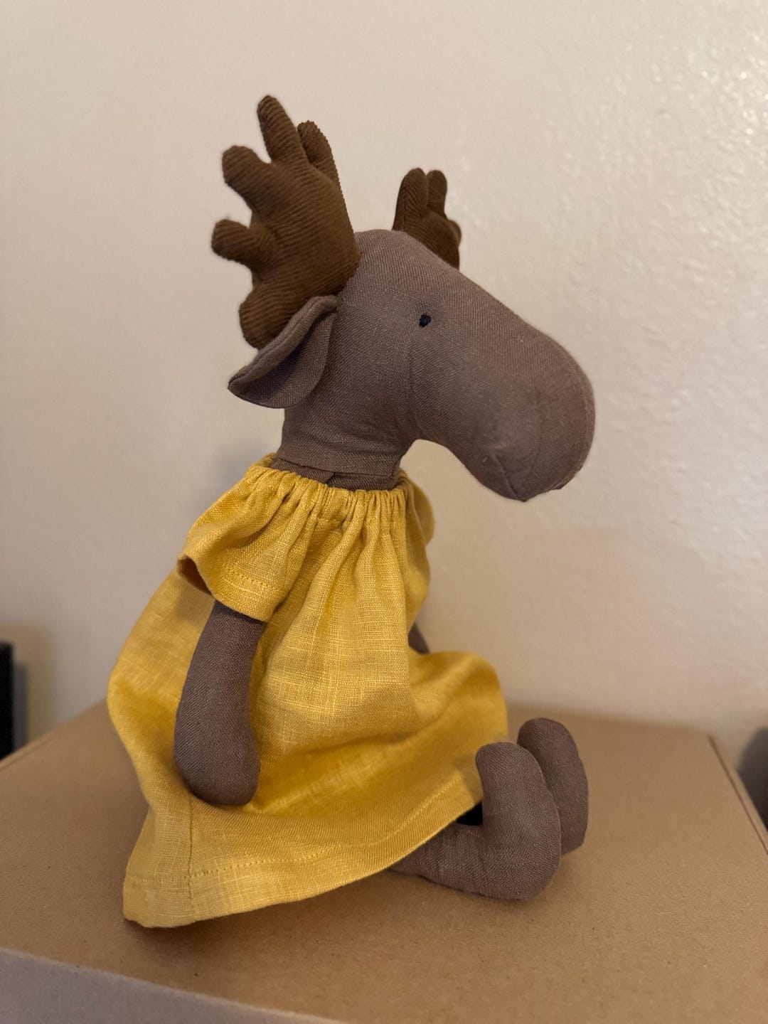 Moose Daughter Linen Toy, Made to Order : - Etsy