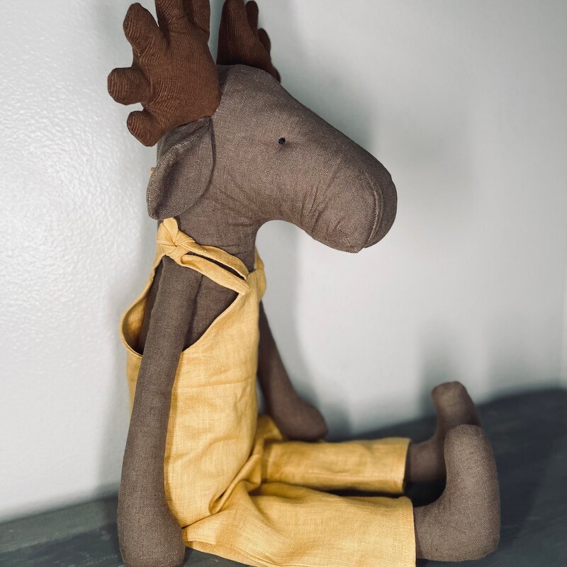 Linen Stuffed Animal - Etsy