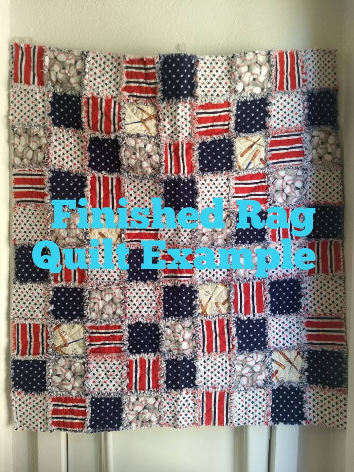 Pre-cut Rag Quilt Kit Easy Quilt Kit Rainbow Unicorn Baby - Etsy