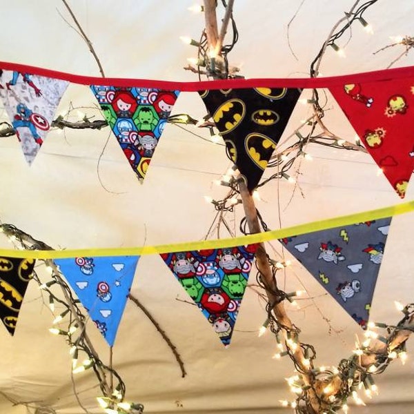 Superhero Bunting - Etsy