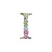 2 Sizes "floral Letter I" Floral Font Machine Embroidery Design - Etsy