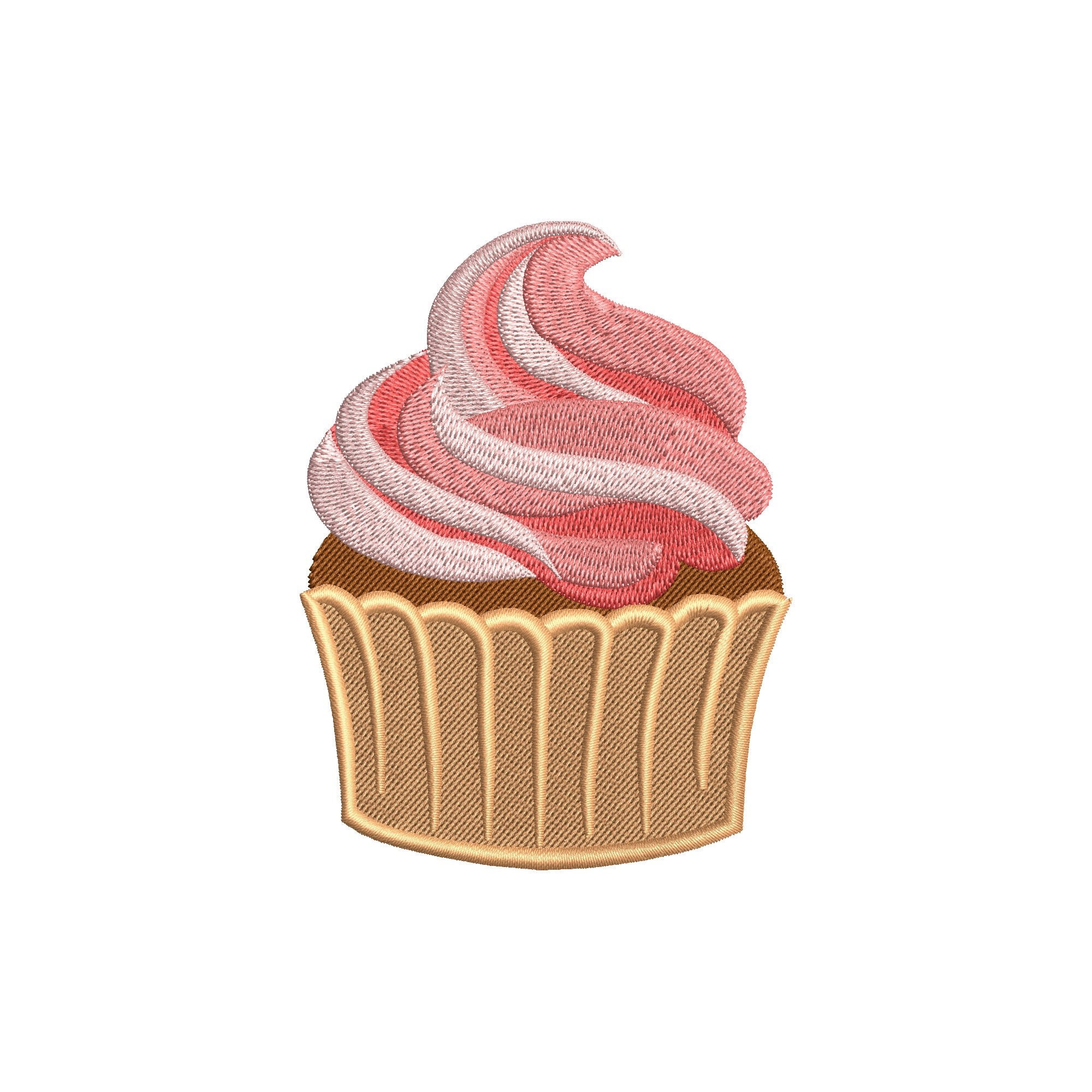 4 Sizes "cupcake" Machine Embroidery Design - Etsy