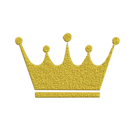 Royal Crown Embroidery Design. Machine Embroidery Design. - Etsy