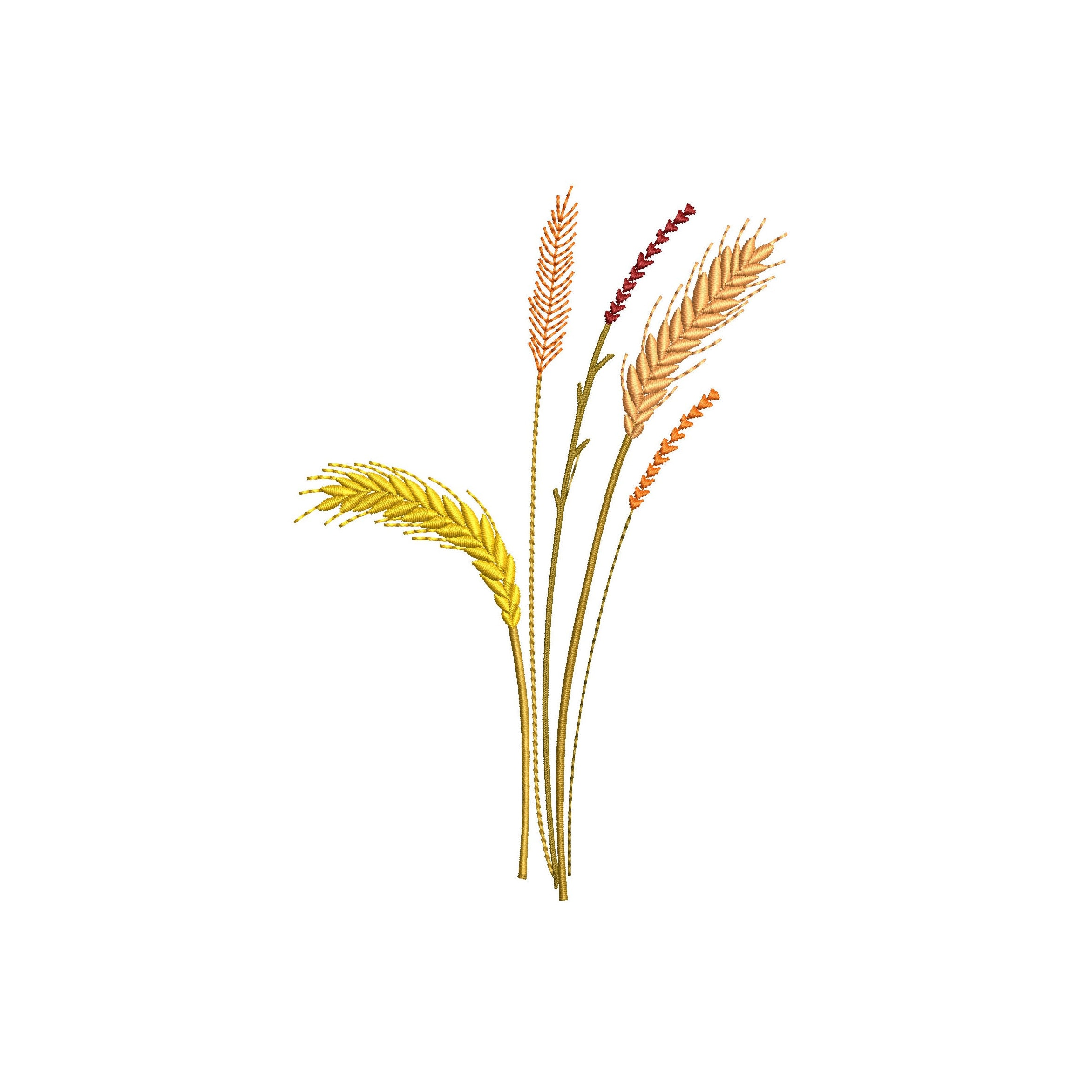 4 Sizes "dry Meadow Grass" Machine Embroidery Design - Etsy