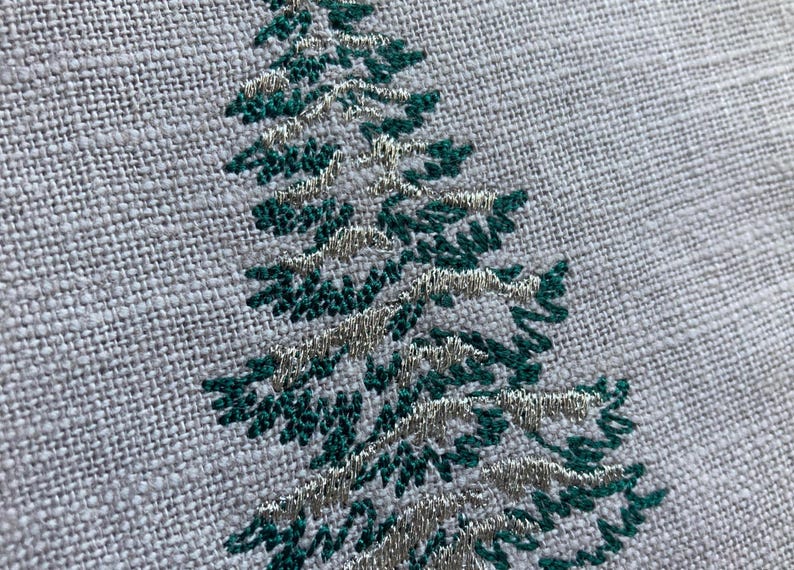 Winter Christmas Tree Machine Embroidery Design – 5 Sizes | Holiday ...