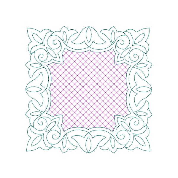 Edge to Edge Quilting Design for Embroidery Machine - Etsy