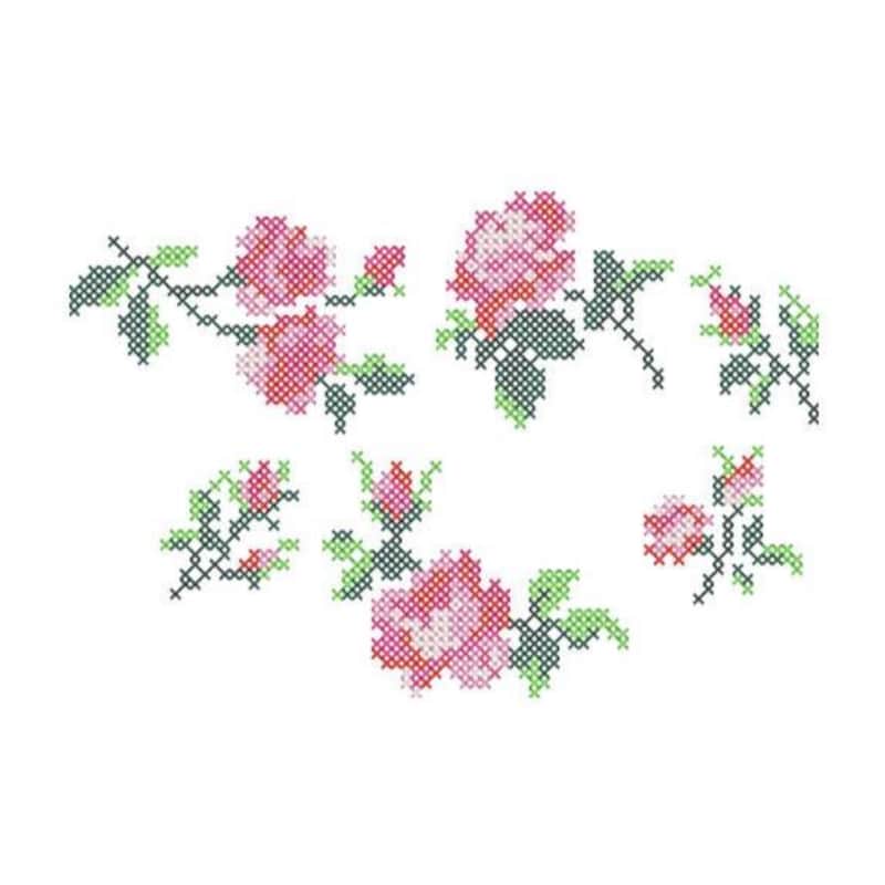 Cross Stitch Rose Designs - Etsy