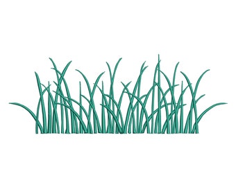 Grass Outline Machine Embroidery Design - Etsy