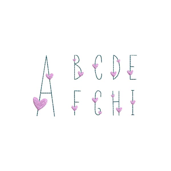 Embroidery Alphabet - Etsy