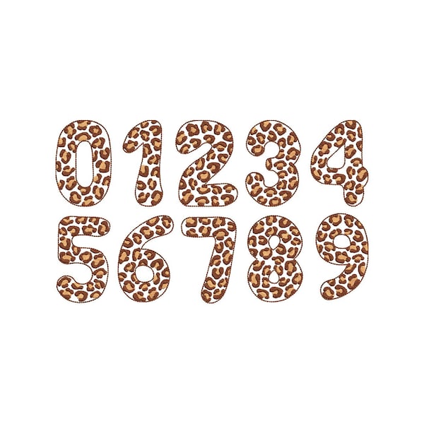 Embroidery Numbers - Etsy
