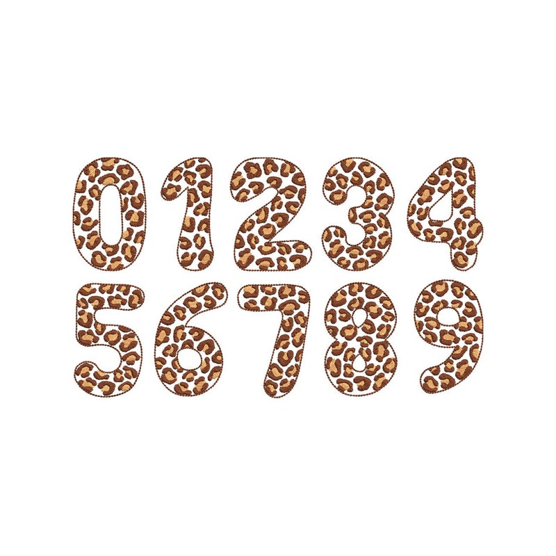 Embroidery Numbers - Etsy