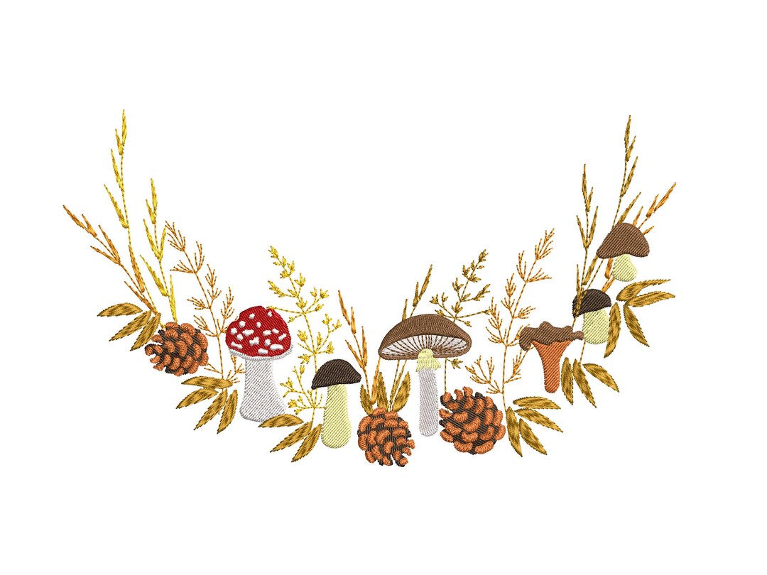 4 Sizes forest Machine Embroidery Design - Etsy