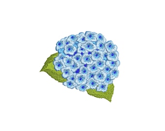 Hydrangea Embroidery | Etsy
