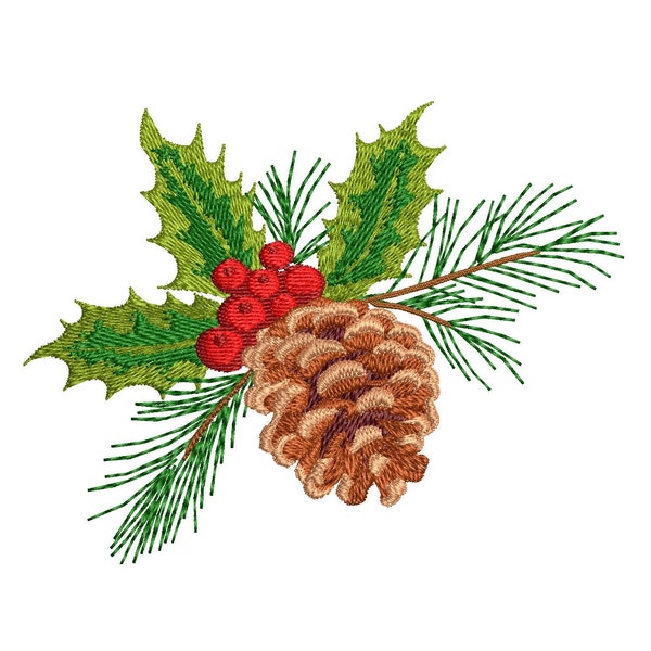 Pine Tree Machine Embroidery Design - Etsy