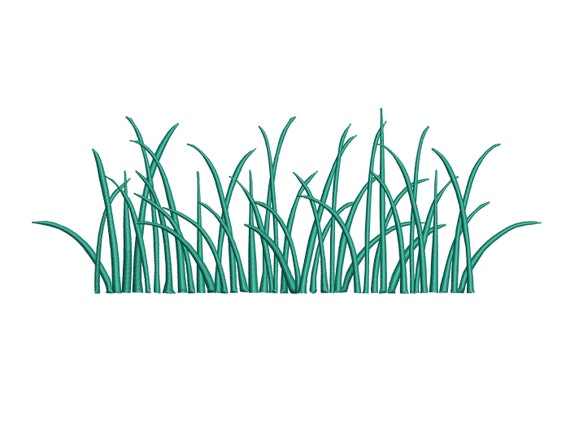 14 Sizes grass Machine Embroidery Design - Etsy