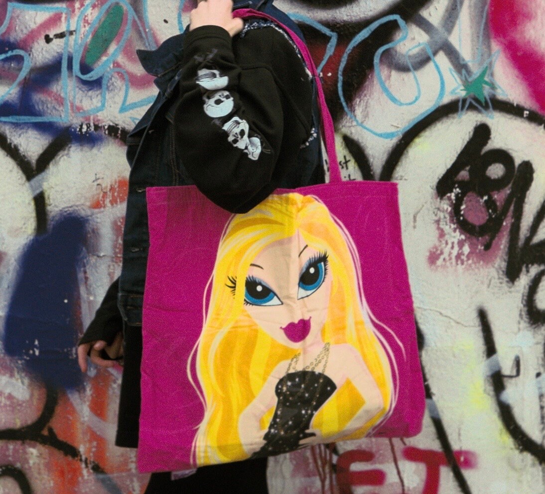 Handmade Recycled Bratz Tote Bag - Etsy