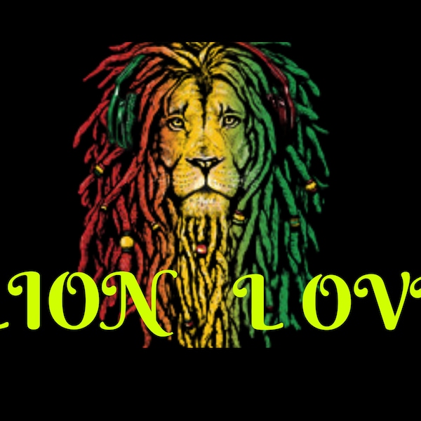 Bob Marley and Lion Poster - Etsy