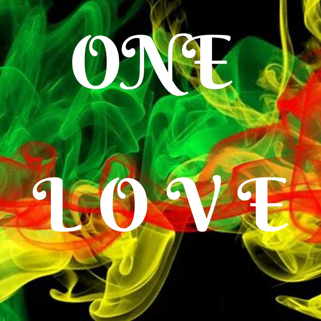 One Love One Heart Digital Prints One Love Poster Rasta One - Etsy