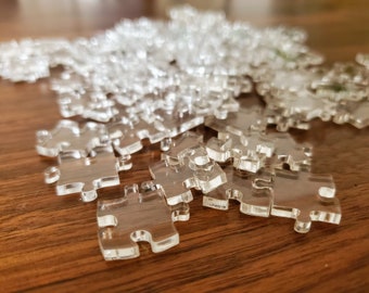 Clear Impossible Round Acrylic Jigsaw Puzzle 100 Color - Etsy