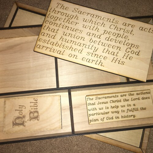 Sacraments Storage Box and Additional Pieces Level 3 - Etsy