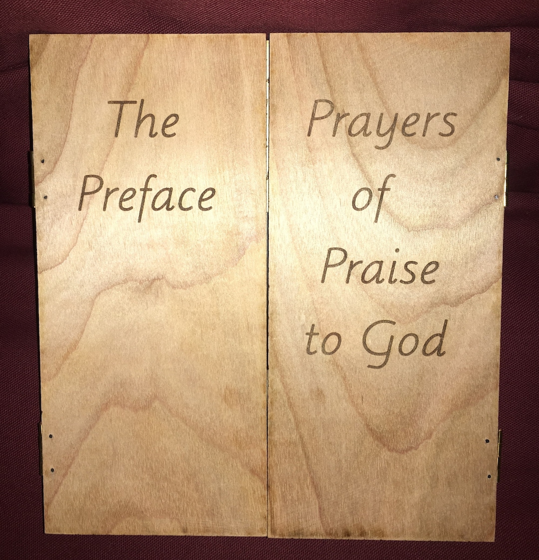 Mass Prayers: Preface - Engraved or Unengraved - Catechesis of the Good ...