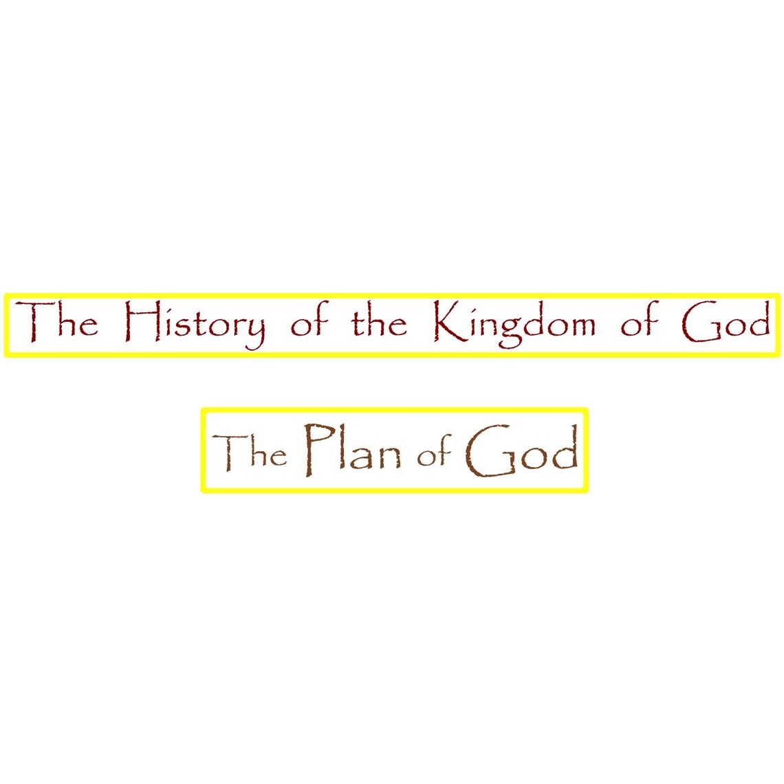 History of the Kingdom of God Timeline Titles - Cloth Strips ...