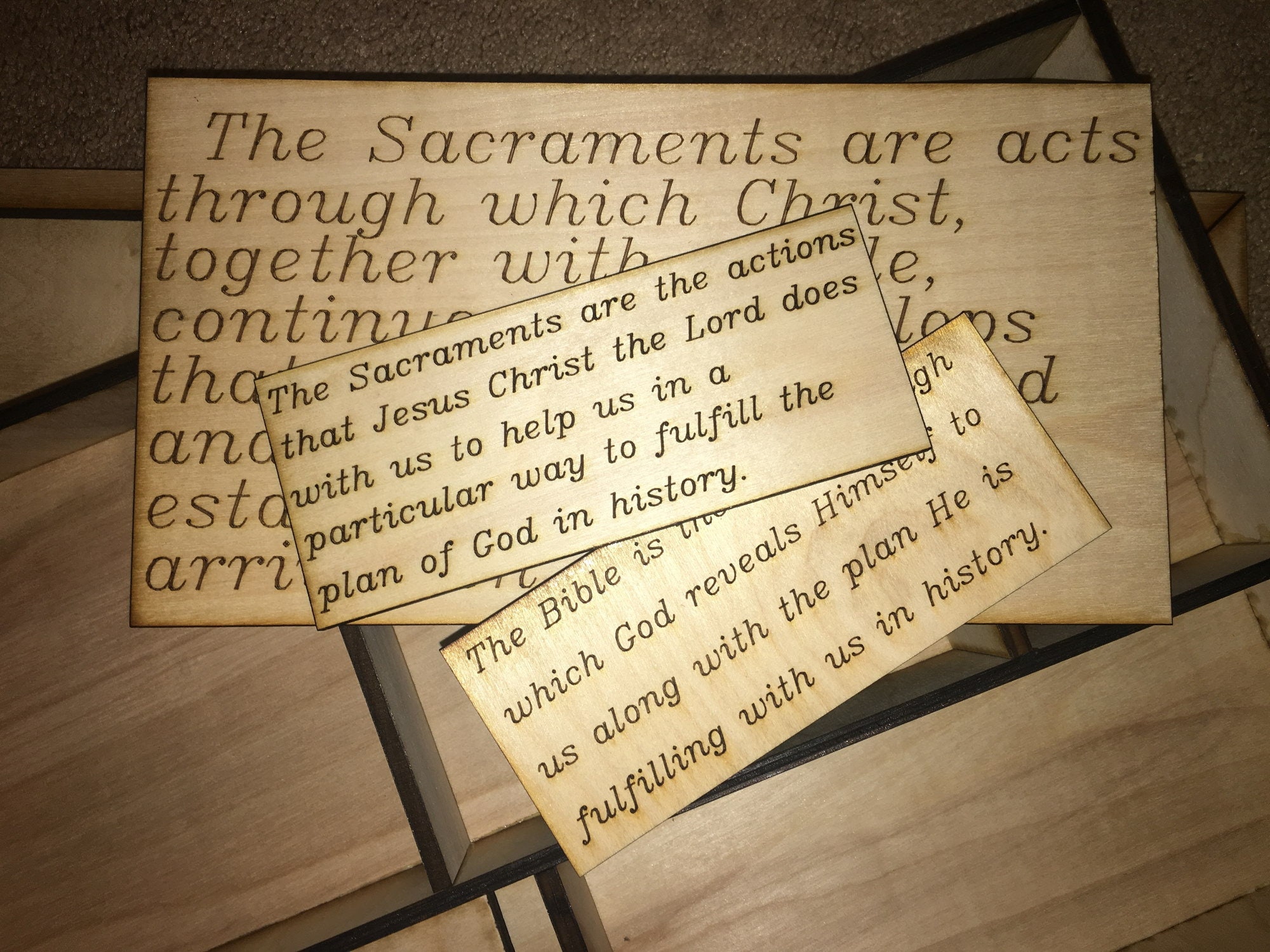 Sacraments - Storage Box and Additional Pieces - Level 3 Catechesis of ...